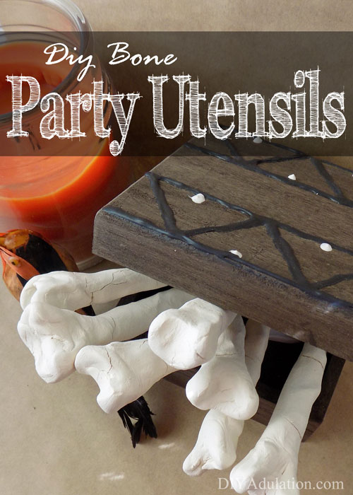 DIY Bone Party Utensils - DIY Adulation