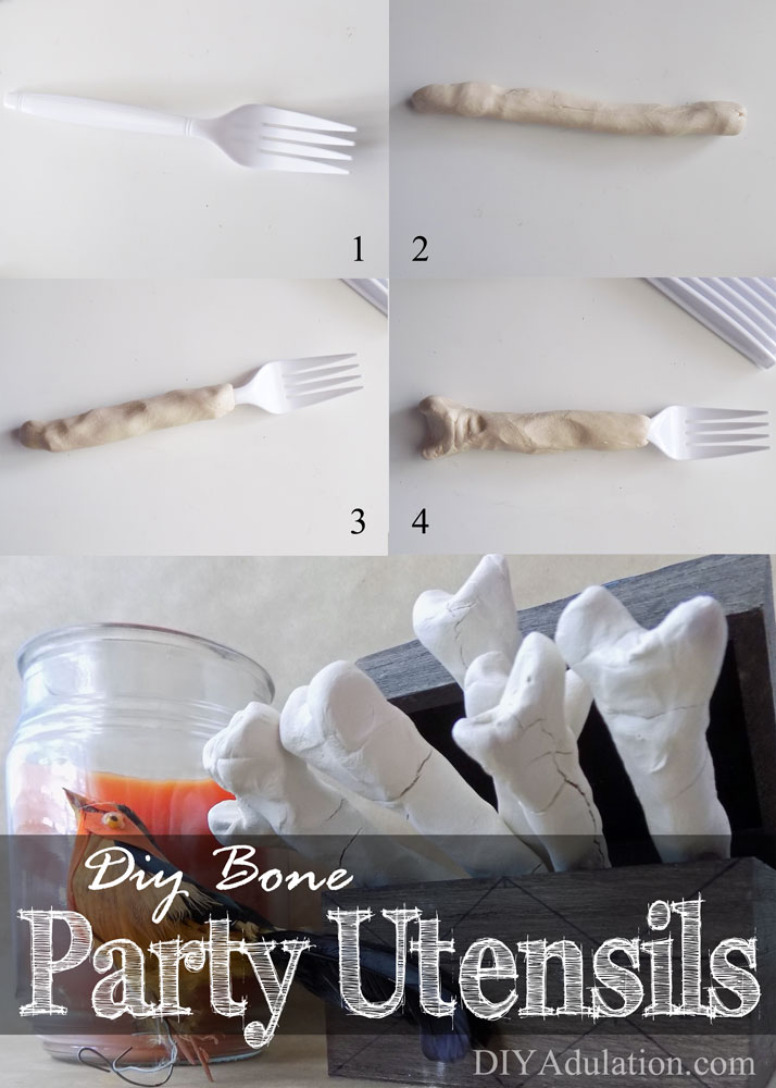 DIY Bone Party Utensils - DIY Adulation