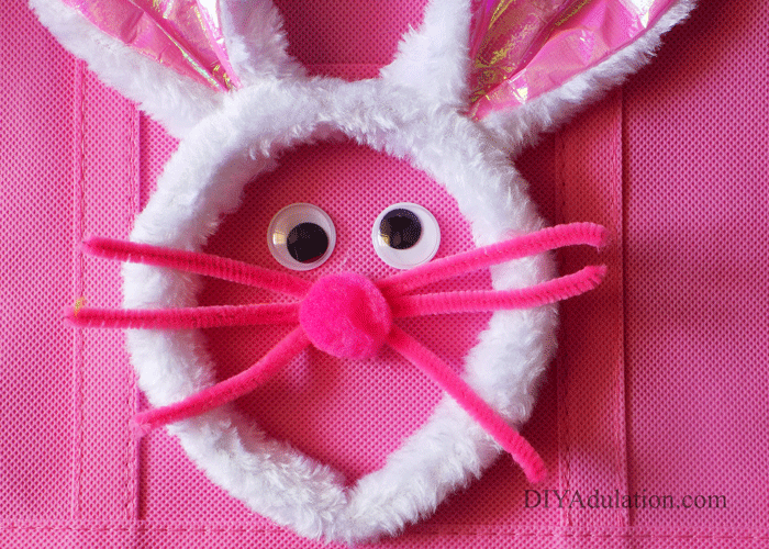 DIY Easter Bunny Egg Hunt Bags | Easy Easter Craft - DIY Adulation