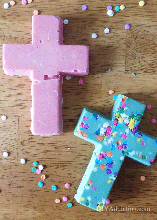 Mint and Raspberry Chocolate Crosses for Easter - DIY Adulation