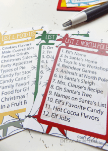 Jeu de Scattergories de Noël Imprimable Gratuit - Adulation de ...