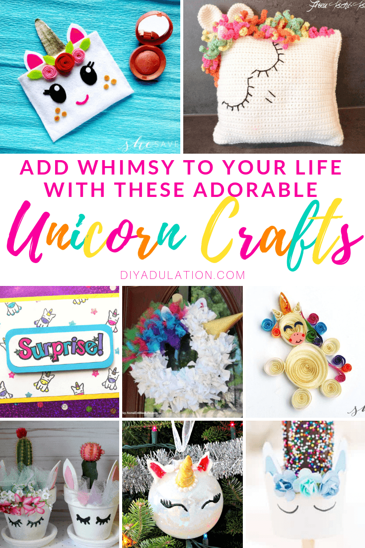 Add Whimsy to Your Life with These Adorable Unicorn Crafts - DIY Adulation