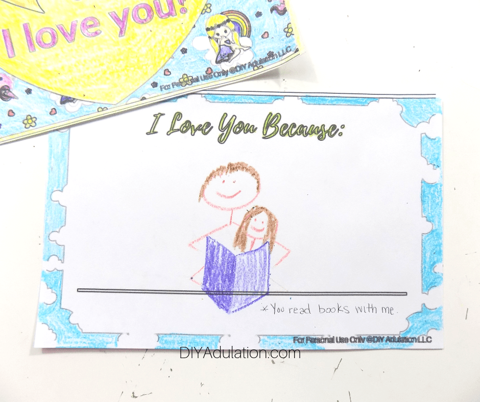 Printable DIY Reasons I Love You Valentine Book Gift - DIY Adulation