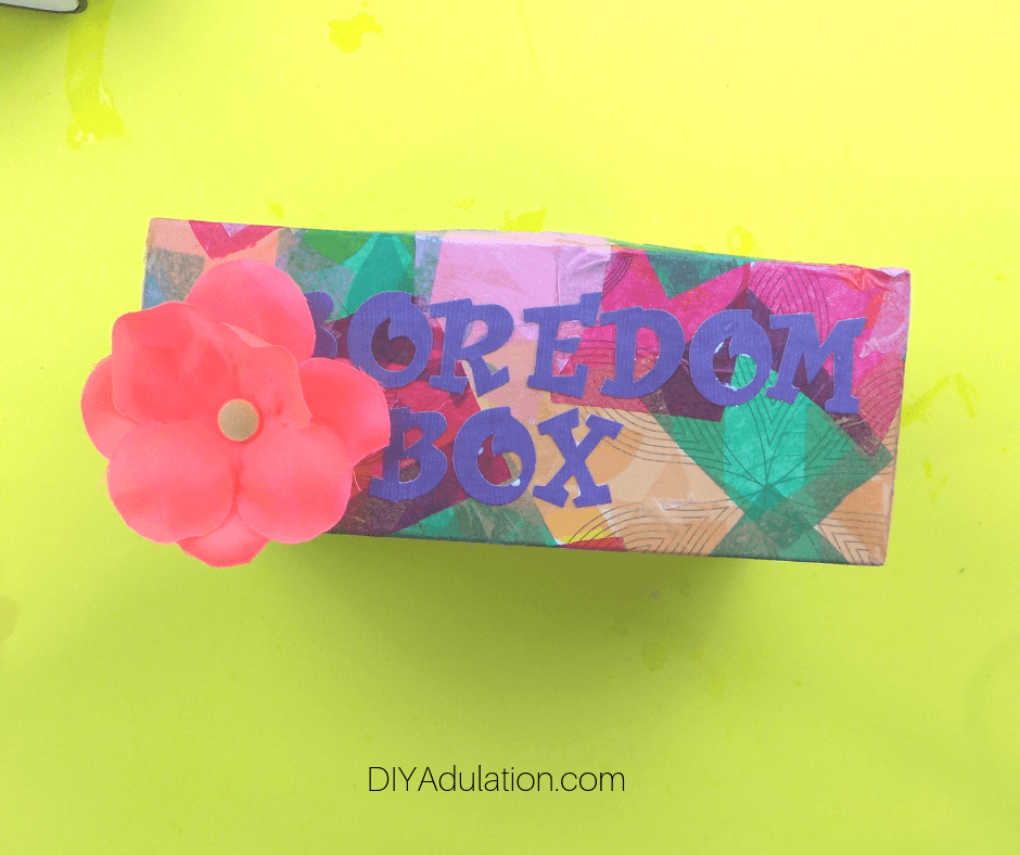 DIY Summer Boredom Box for Kids | Easy Recycled Craft - DIY Adulation