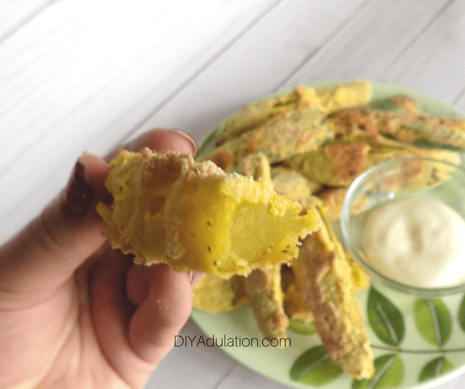 Homemade Baked Fried Pickle Spears - DIY Adulation
