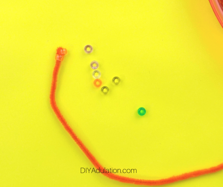 DIY Beaded Pipe Cleaner Bracelets - DIY Adulation