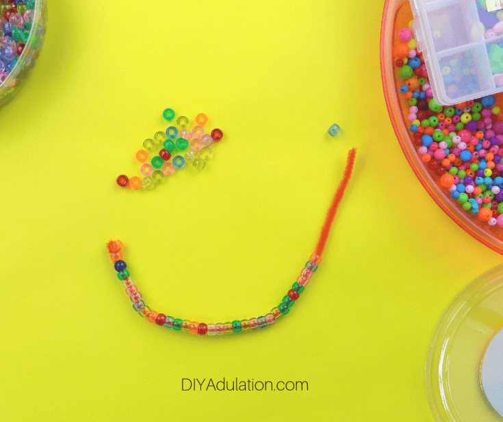 DIY Beaded Pipe Cleaner Bracelets - DIY Adulation