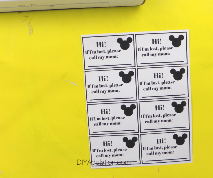 Free Printable Call Mom Safety Cards for Kids - DIY Adulation