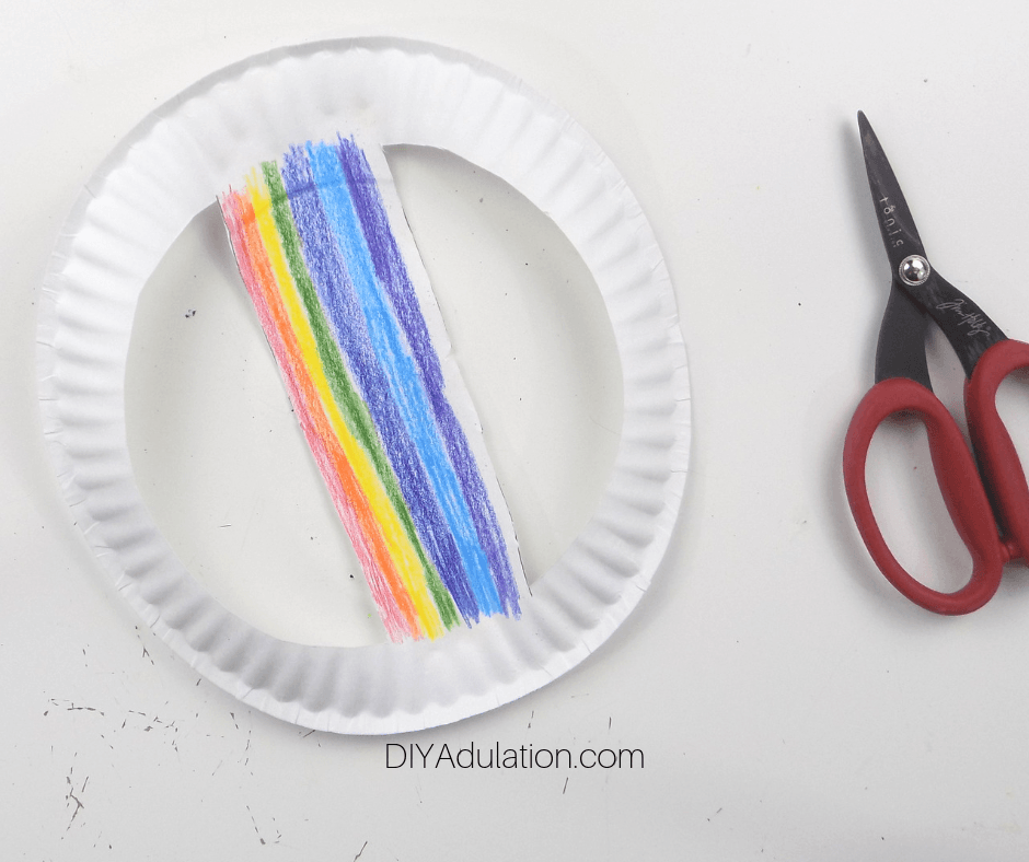 Paper Plate Preschool Rainbow Craft - DIY Adulation