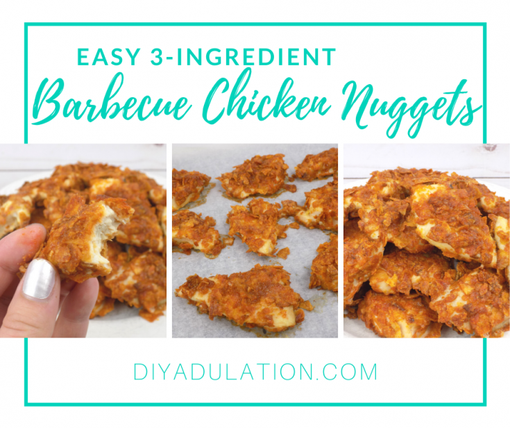 Easy 3-Ingredient Barbecue Chicken Nuggets - DIY Adulation
