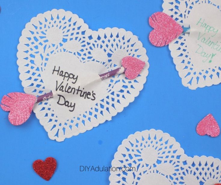 Easy Heart Arrow Valentines - DIY Adulation