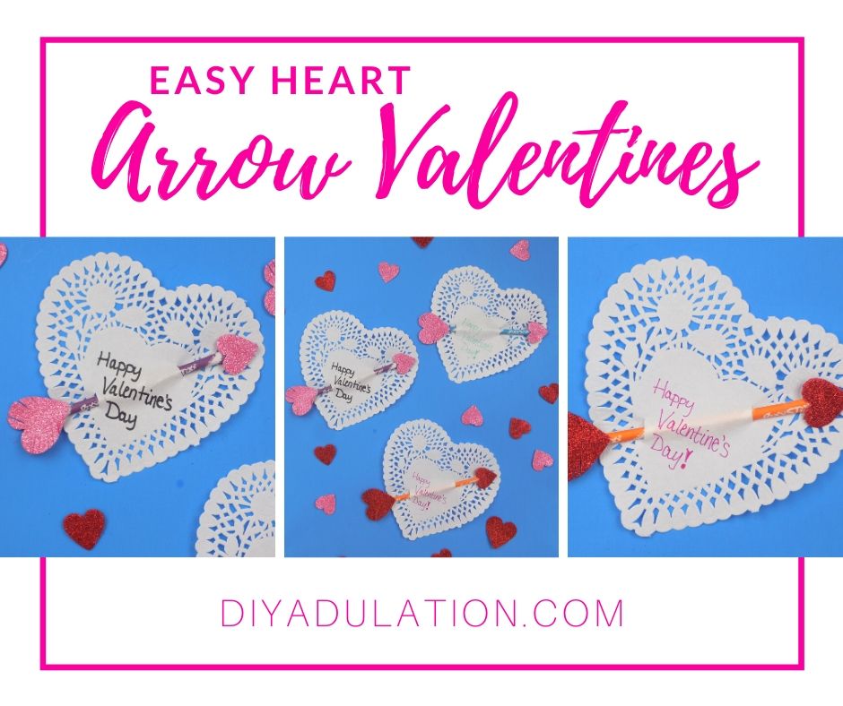 Easy Heart Arrow Valentines - DIY Adulation